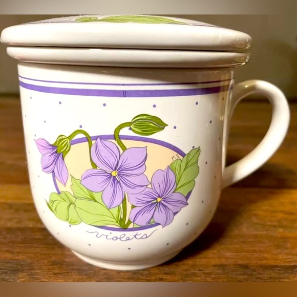 Papel | Dining | Vintage 3 Piece Papel Violet Ceramic Coffee Tea ...